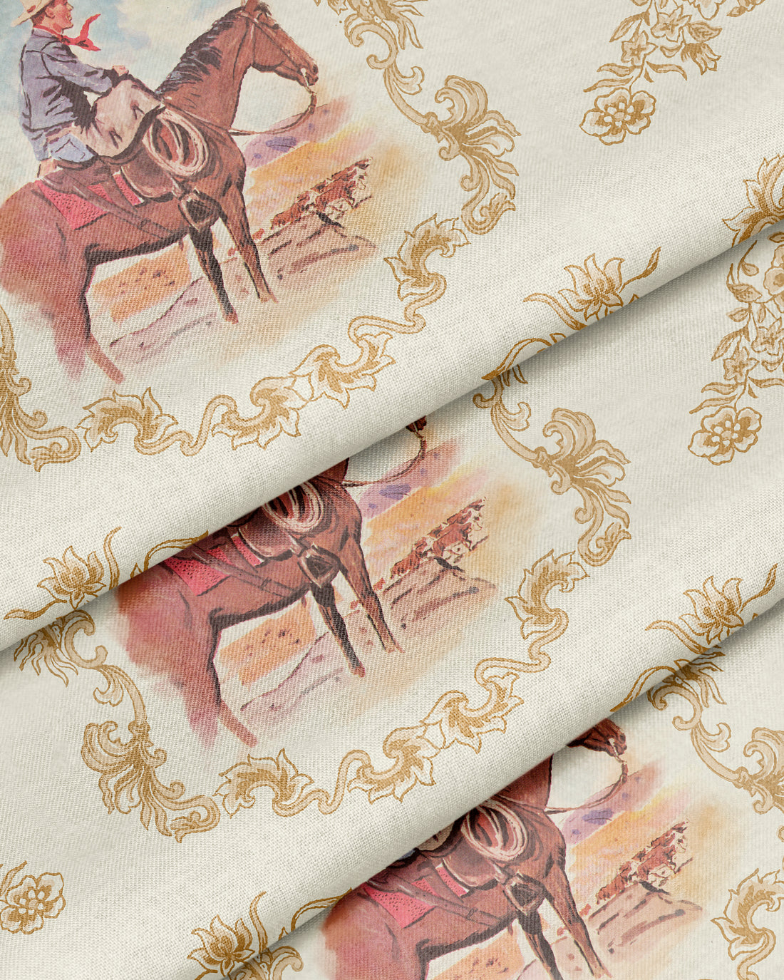 Cowboy Fabric, in Vintage – super fun goods